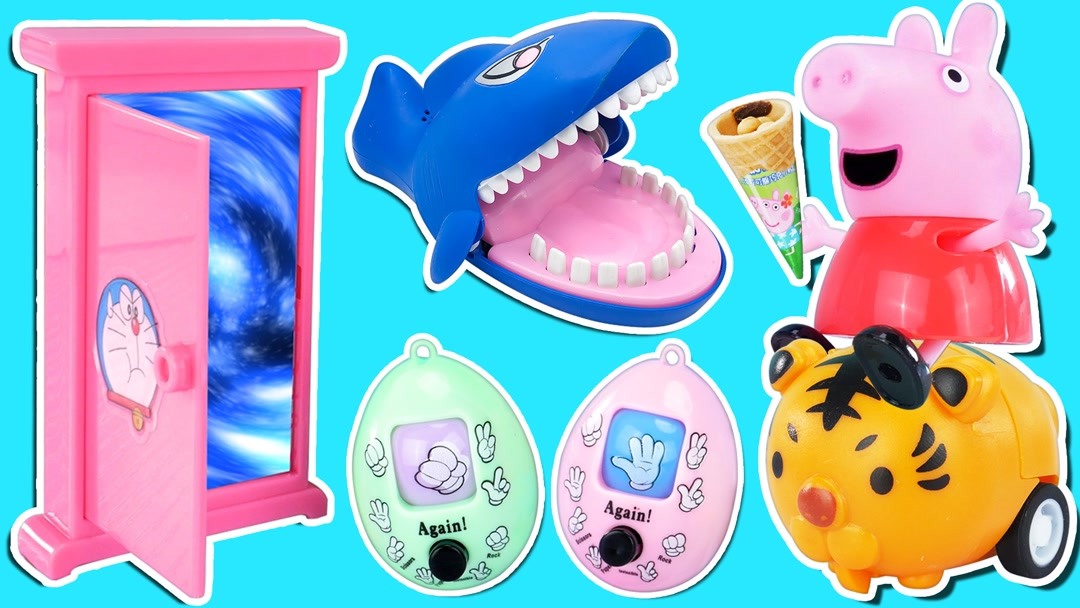 哆啦A梦带来任意门,佩奇和乔治会传送到哪里呢?