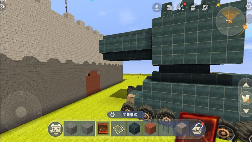 迷你世界堡垒车!轰炸城市!爽!