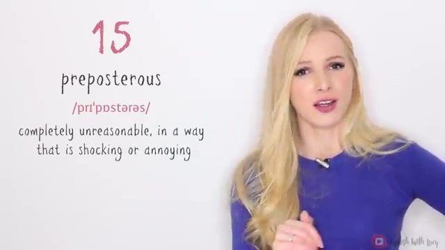 养眼女神Lucy教你如何用好35个时髦优雅的英文单词