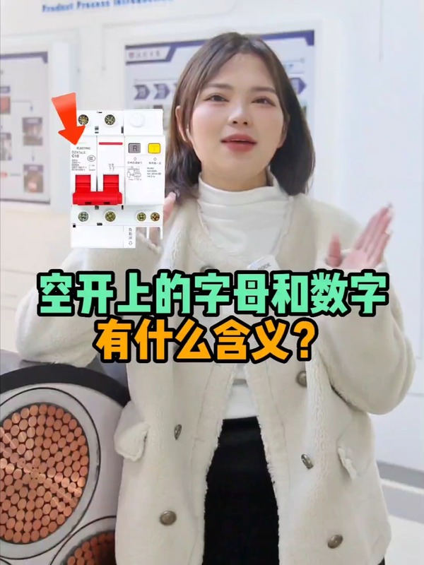 空开上的字母和数字有什么含义#安全用电你