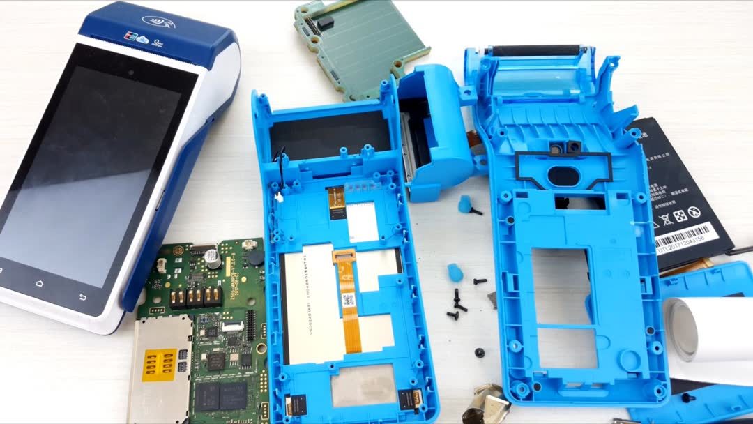 我们去超市结账时见到的POS机,拆开后才发现和安卓手机大同小异