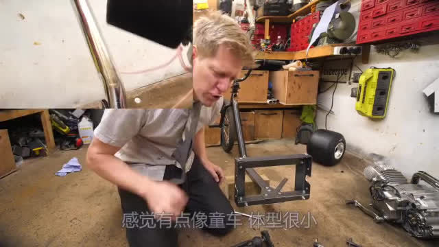 自行车也能玩漂移?牛人装上发动机,油门一踩跑起来太带劲!