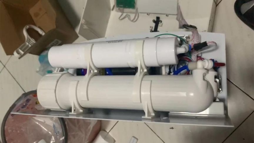 更换净水机滤芯 #RO反渗透净水机