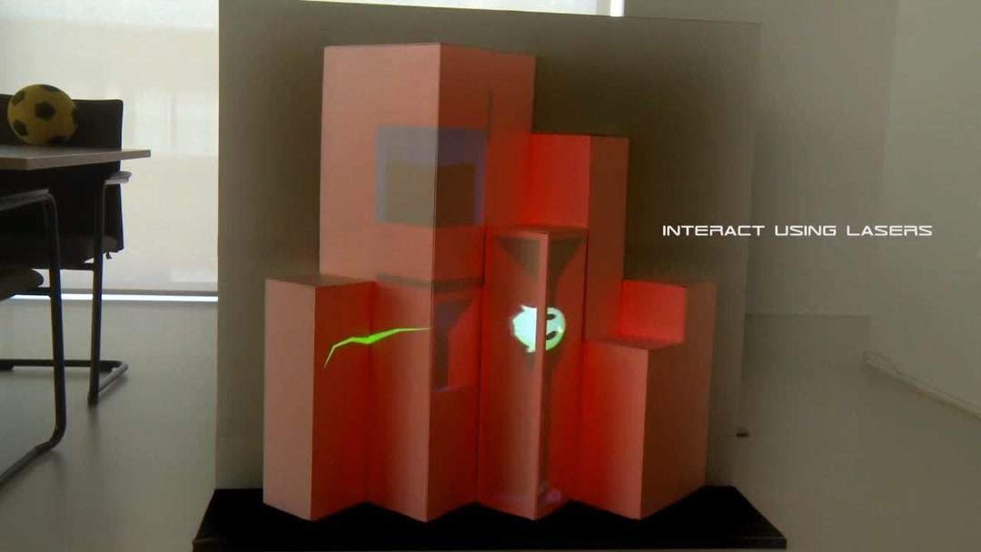 这种3D投影效果让人真假难辨