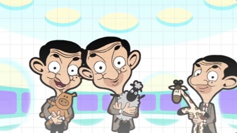 爆笑动画:来自外星的憨豆,憨豆不只一个,玩具很多