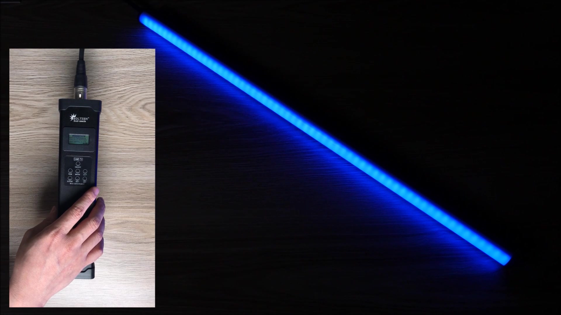 【产品演示】凯梦RGB全彩管灯控制器如何操作? CAME-TV