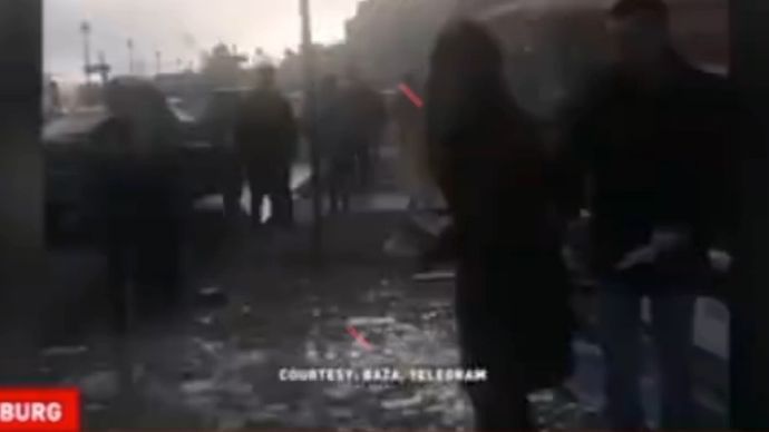 果然视频|视频拍下圣彼得堡咖啡馆爆炸瞬间