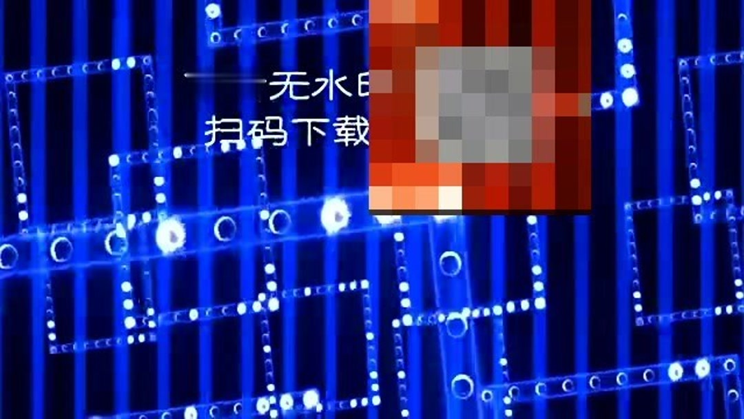 模特走秀方框通道动感led灯光闪烁光芒高清背景视频素材