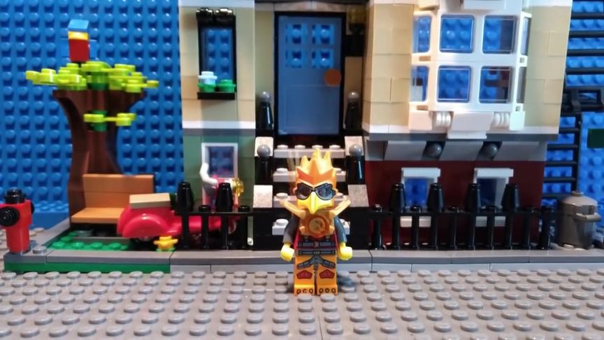 乐高定格动画:如何制作一个乐高小人飞行