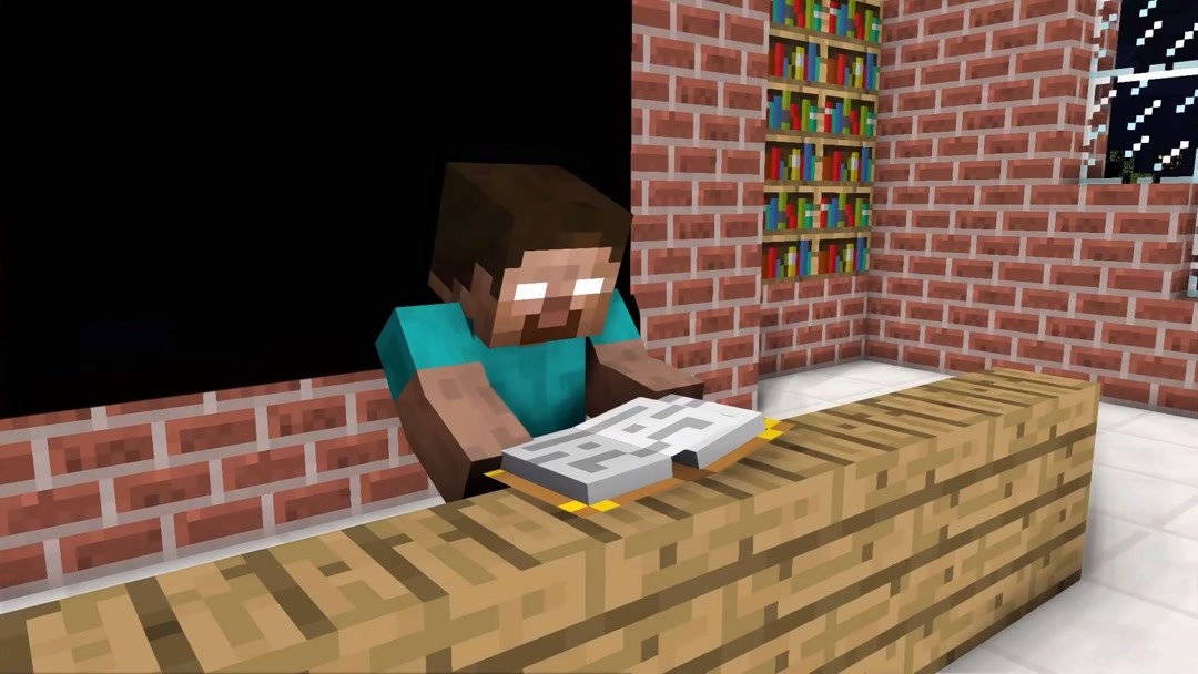 我的世界怪物学校:HIM老师离开了?苦学知识重新返校