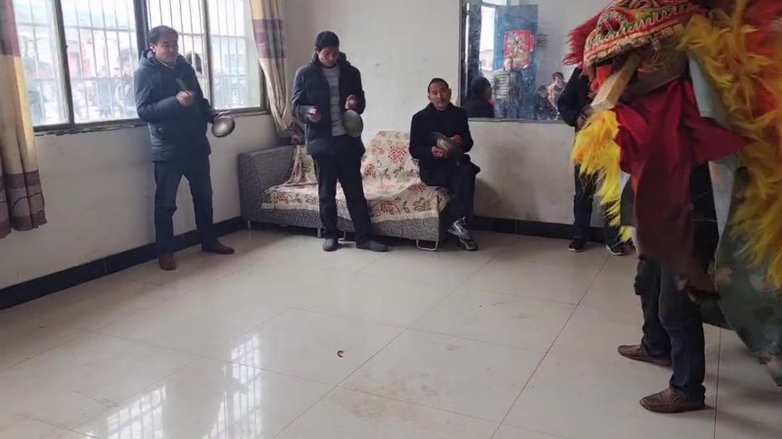 #民间艺术传承 #民间艺术表演 #舞狮 #农村习俗