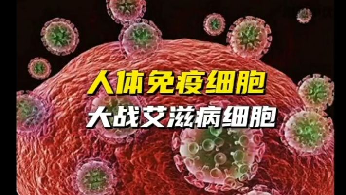 人体免疫细胞大战艾滋病毒细胞@观察者零