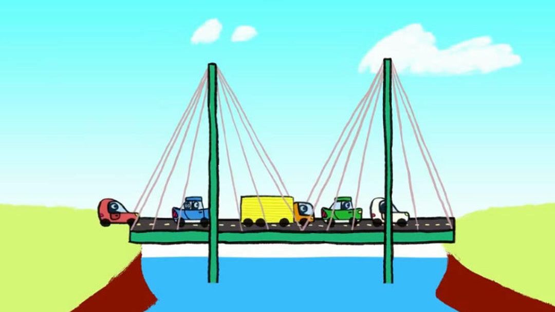 挖土机 推土机汽车总动员 儿童卡通动画片05