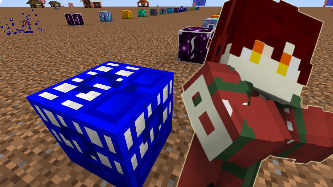 【叶枫】我的世界负数幸运方块PVP时光机幸运方块好厉害