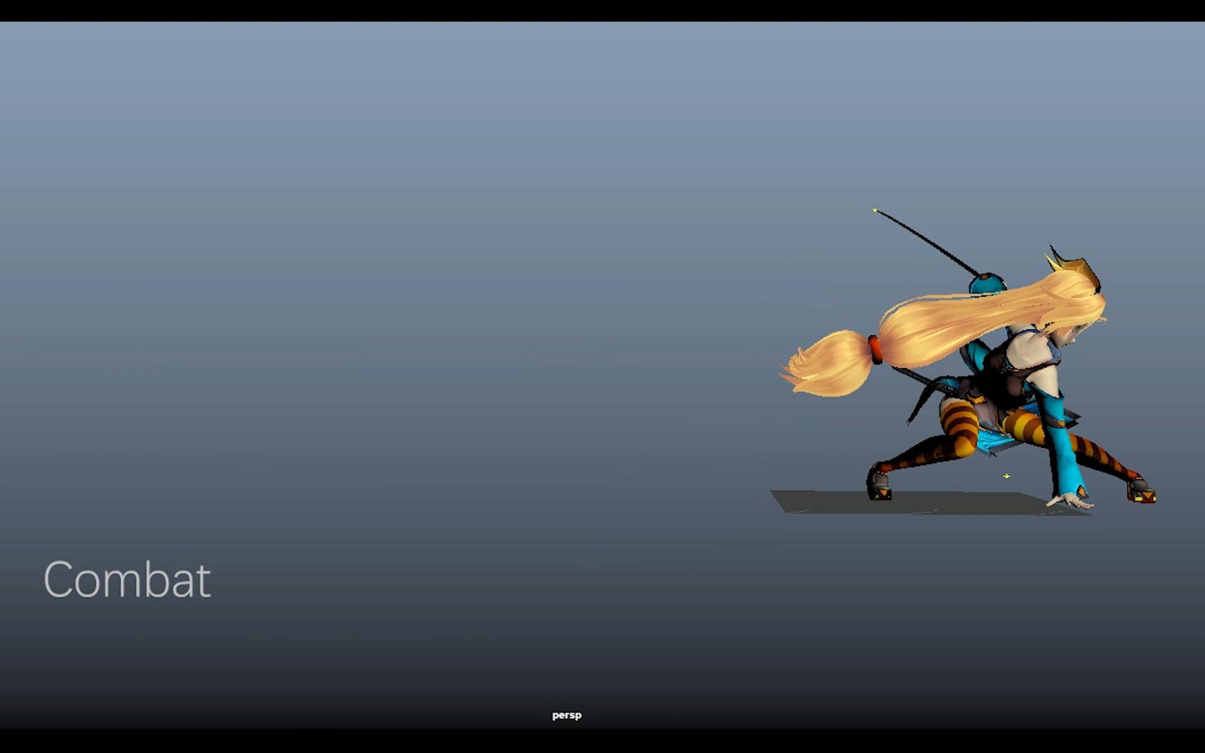 ARPG Demo Maya角色动画作品部分