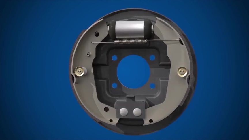 谷老师讲解鼓式制动器3D模型