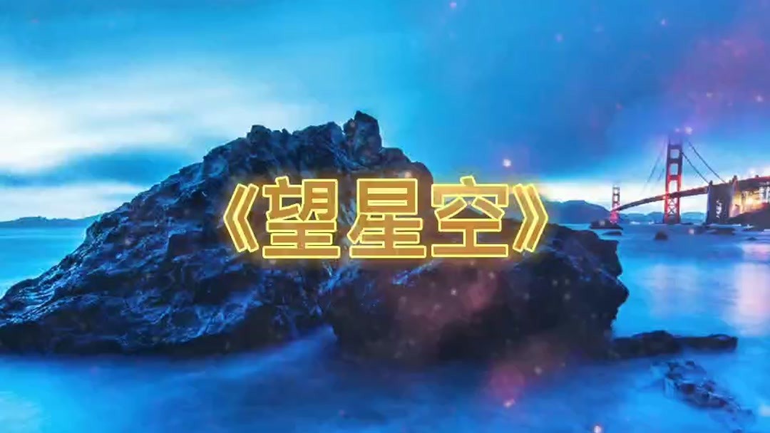 一曲董文华《望星空》经典老歌,歌声充满思念,太感动人了!