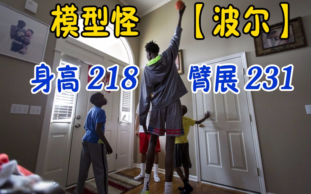 NBA2kol2【波尔·波尔】入门级推荐球员-中锋高大个子,模型怪,长...