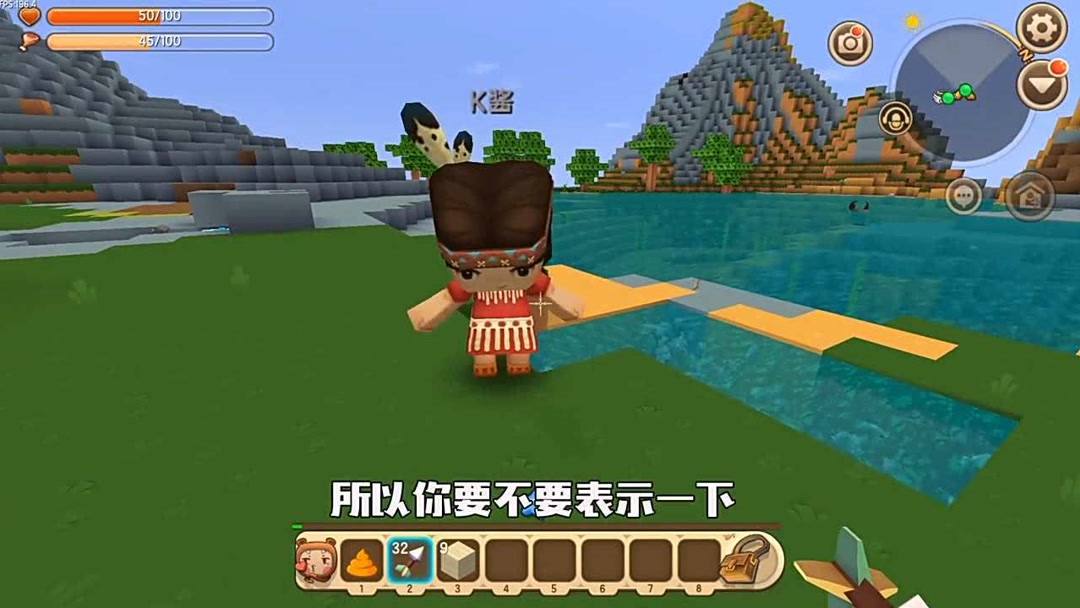 迷你世界半拉解说:妮妮跳下水鱼都围着她,难道她真是人鱼贵族?