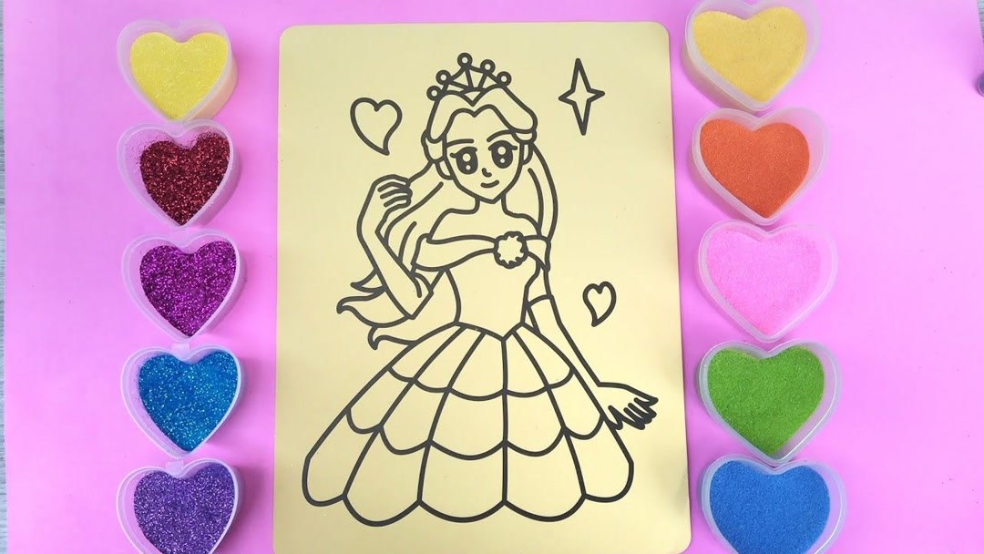 迪士尼的芭比娃娃绘画教程,简单有趣的绘画过程,赶紧Get起来!