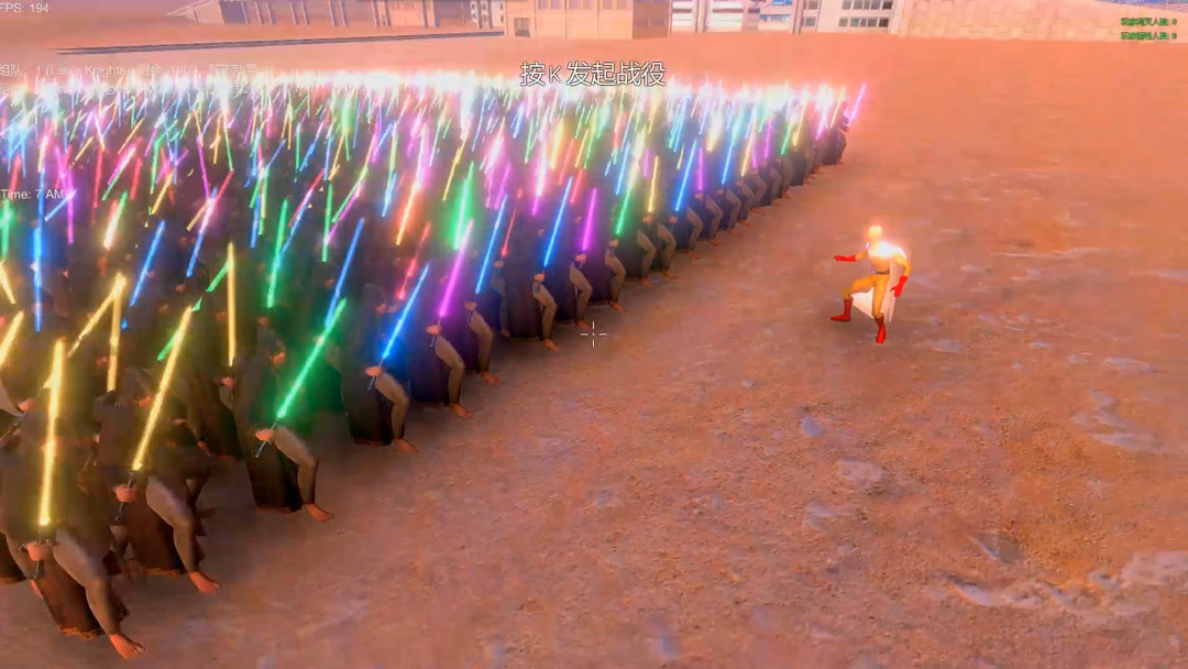 史诗战争模拟器:1000个绝地武士挑战一拳超人,谁会赢?