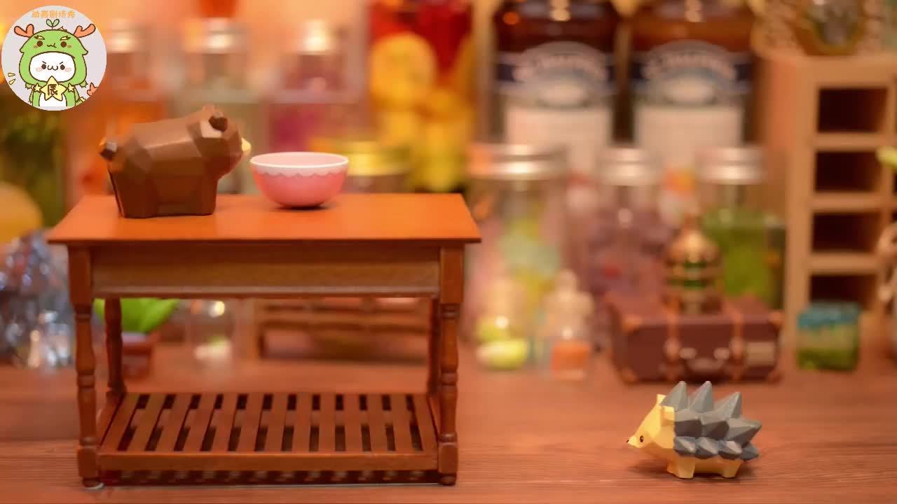 动画剧场秀:制作超级可爱的汉堡包,微型烹饪