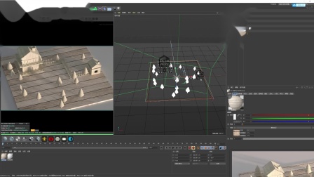 C4D教程第22节之木纹小房子的建模与灯光渲染(3)