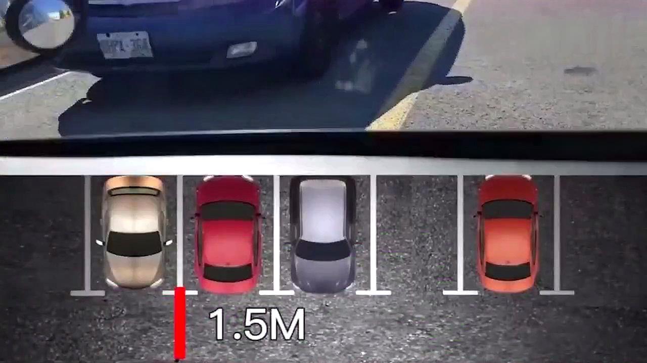 日常生活侧方位停车+倒库实用小技巧,原来这么简单