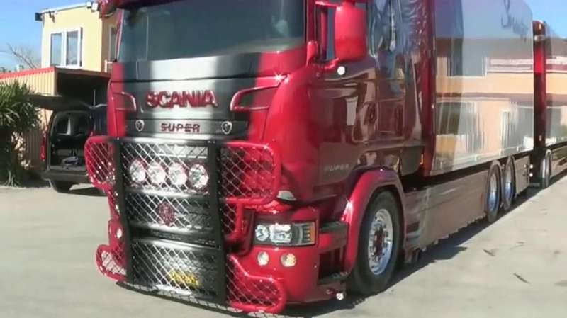 大气奢华酷炫的斯堪尼亚卡车