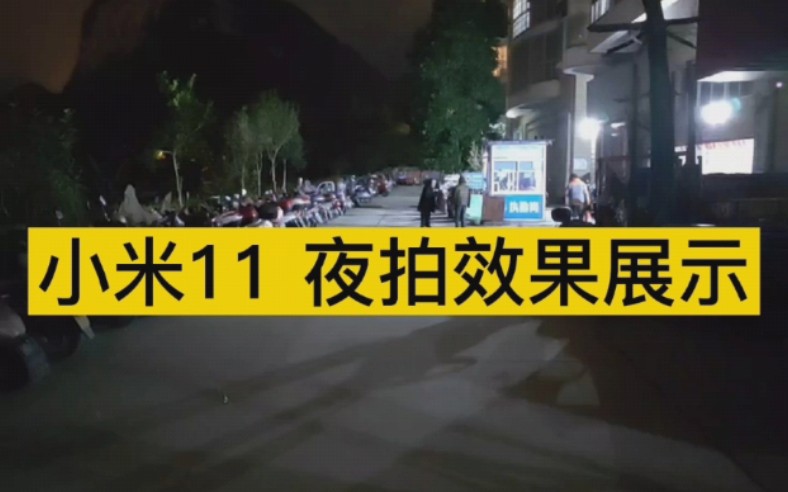 小米11 夜间拍摄效果 成长时间还是挺长的