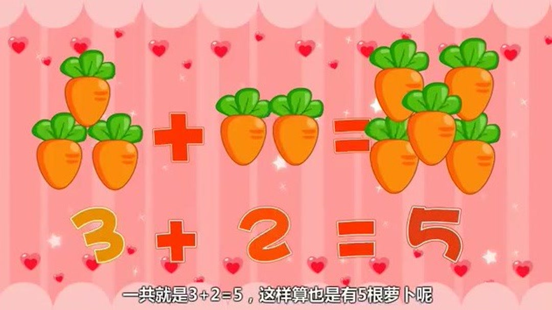 兔小贝数学课堂 第13集 10字以内的加法1