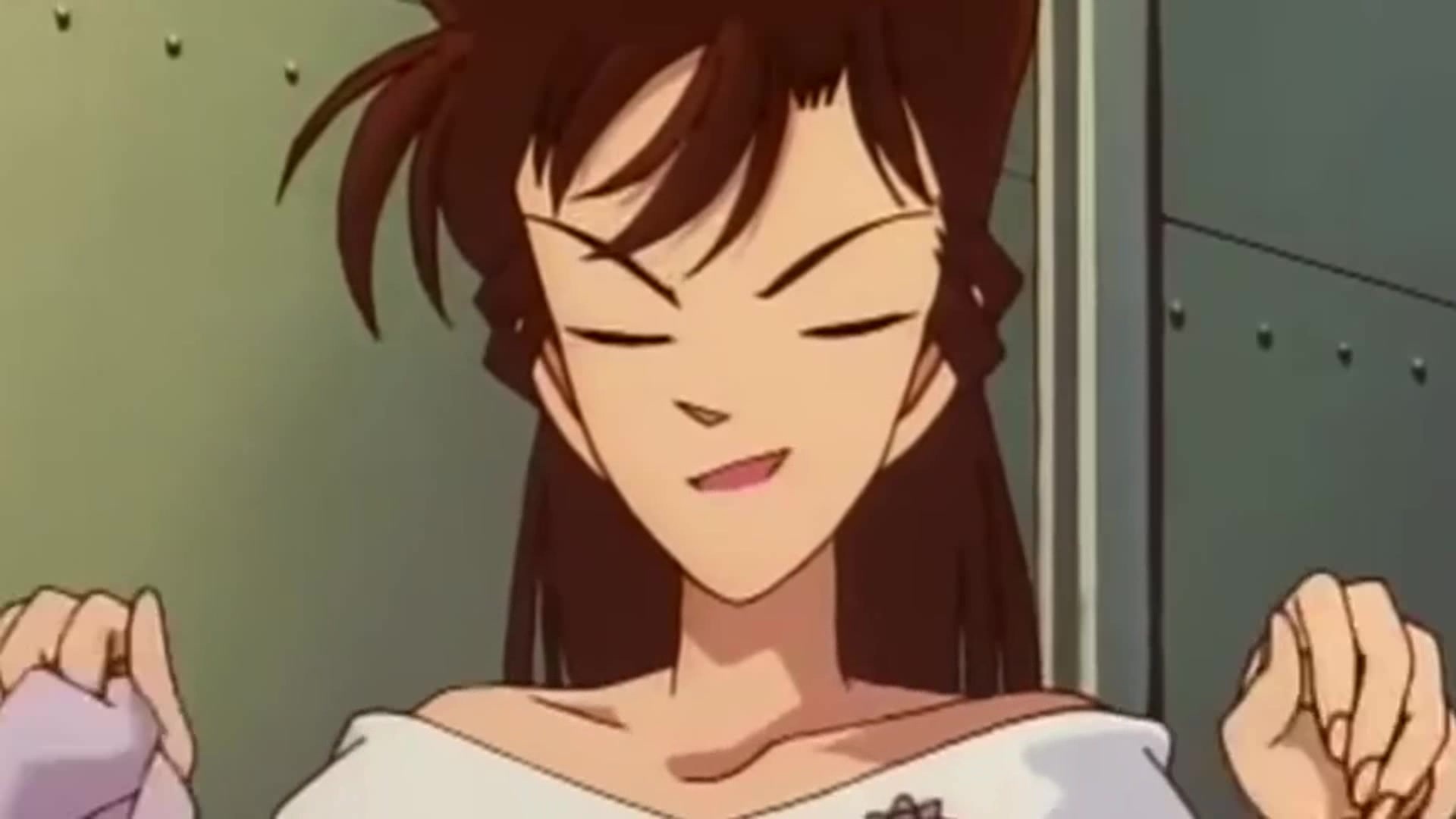 名侦探柯南:基德别隐藏了,别以为装成小兰,我就认不出你