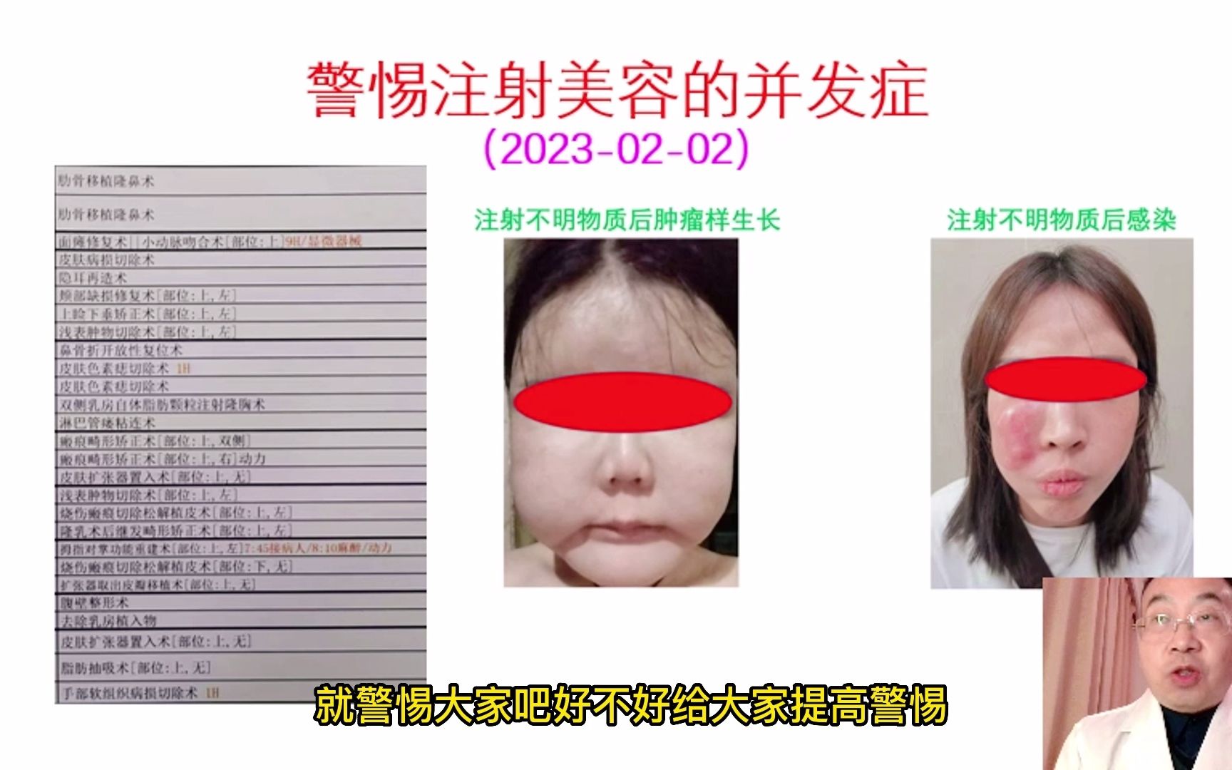 警惕注射美容的并发症!