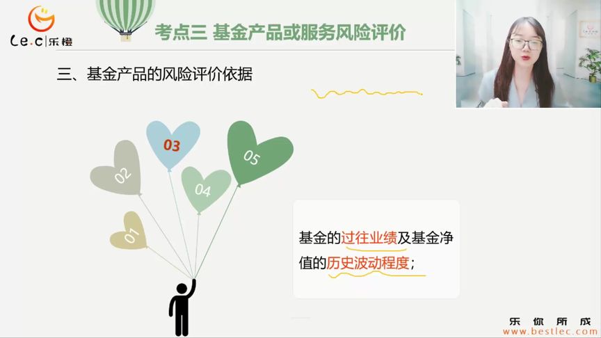 第九章 考点3 基金产品或服务风险评价