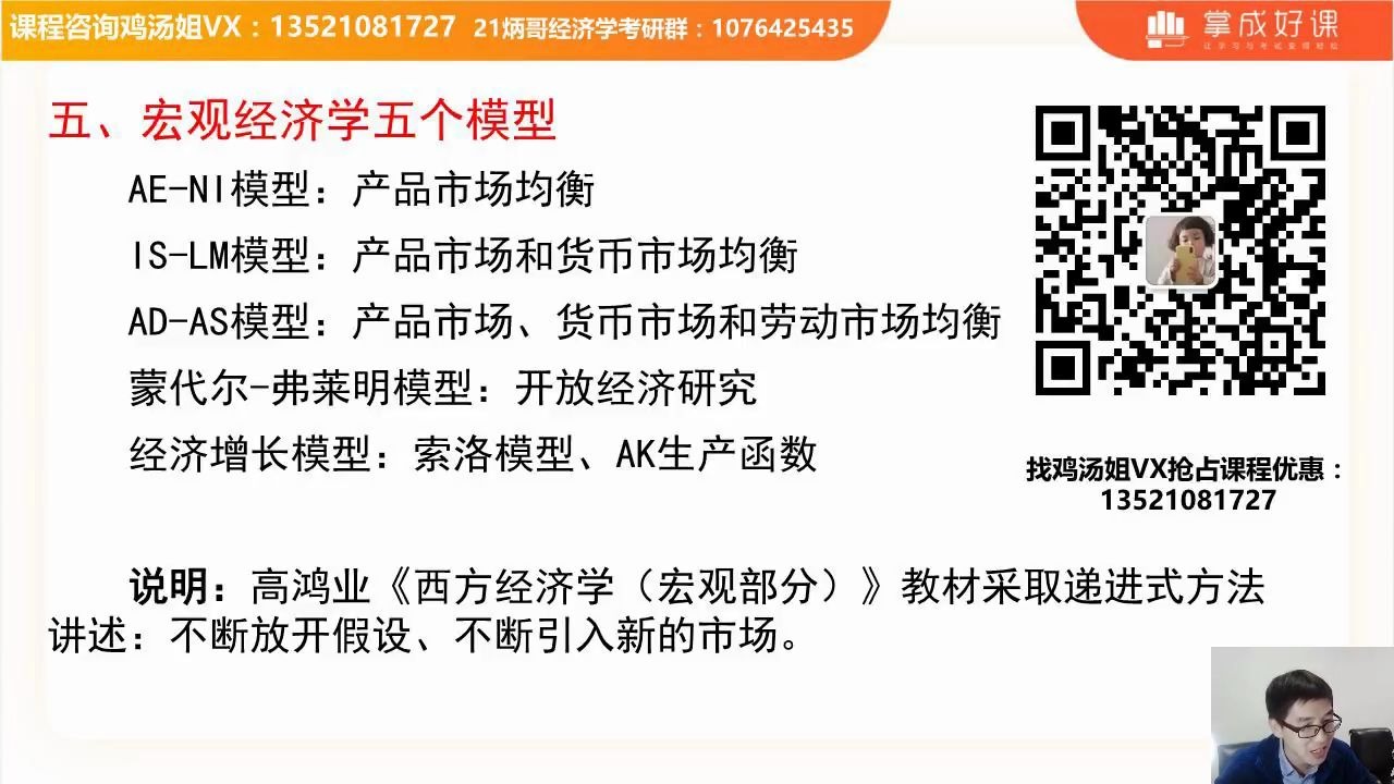 【郑炳炳哥】21经济学考研--宏观经济学五个模型(6)