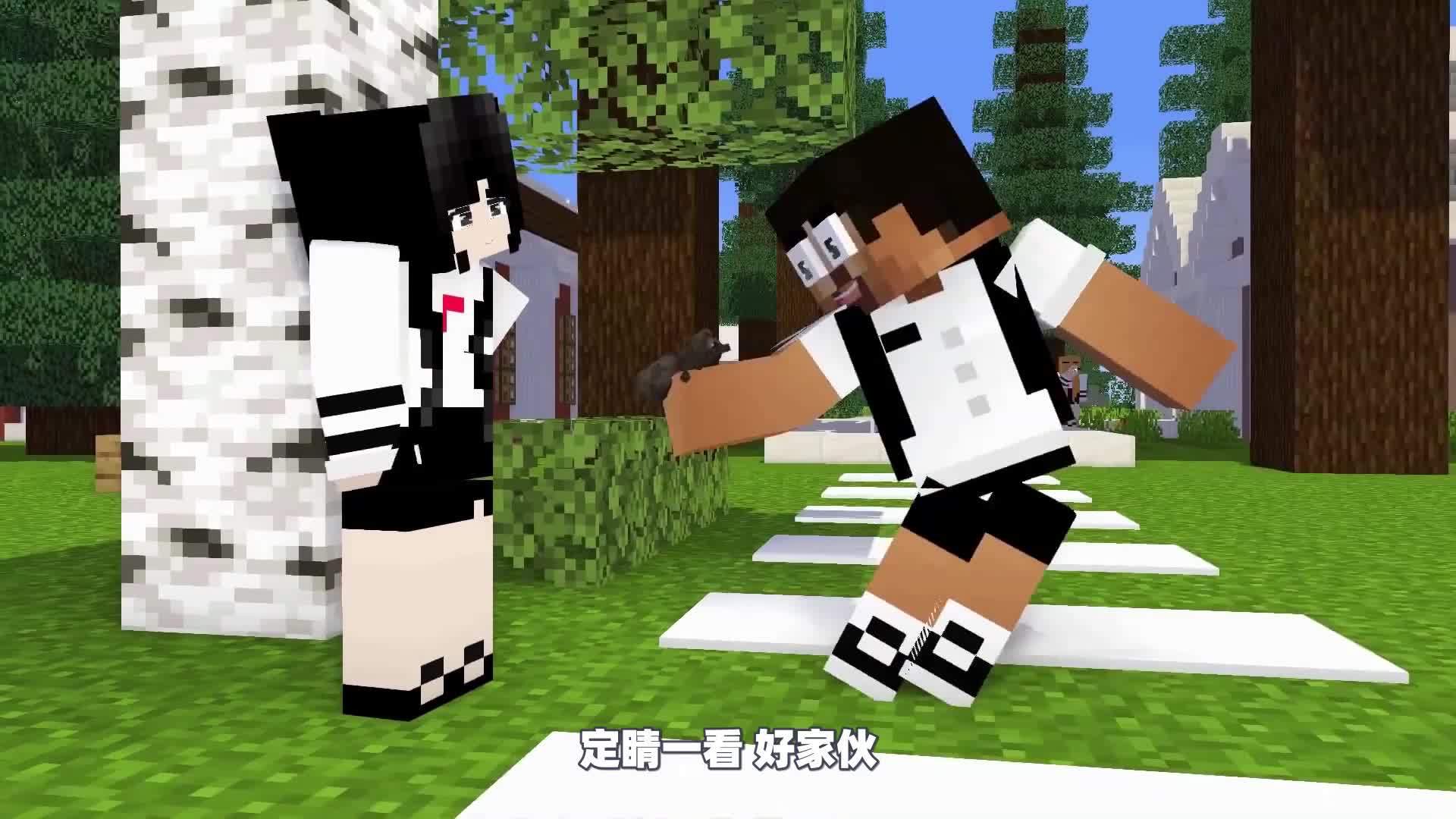 我的世界:him和贞子成为了好朋友