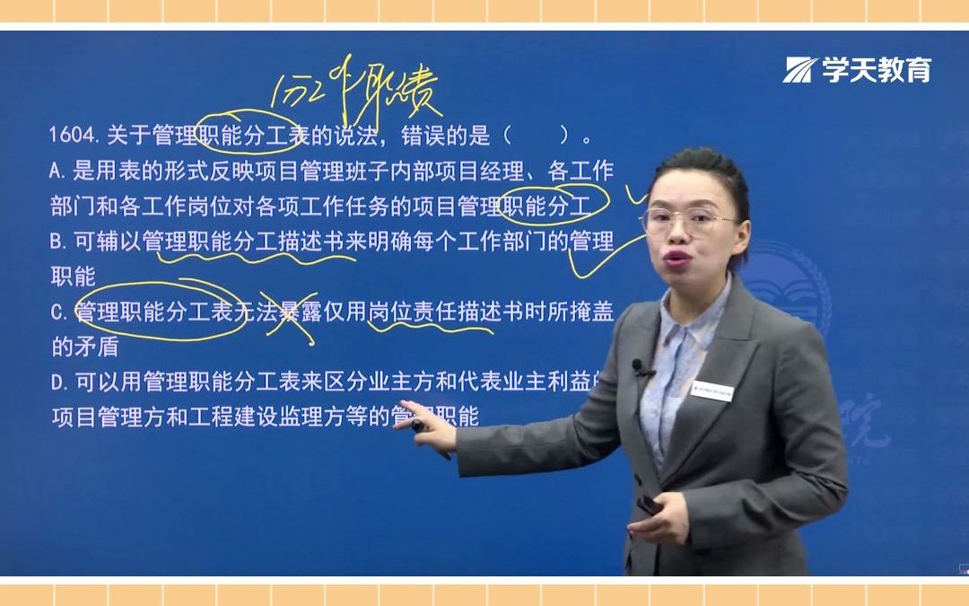 2021年一建陈晨老师管理真题必练(20)