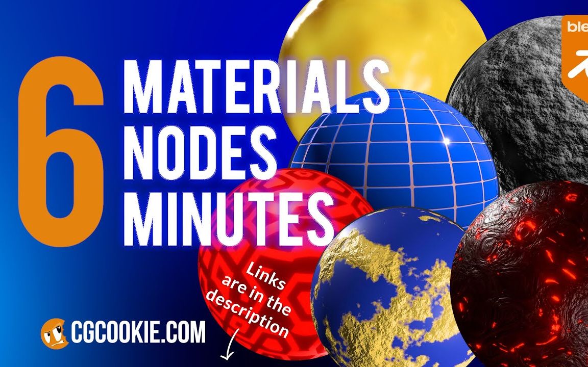 blender 这六个材质节点,效果炸了!举一反三 【中文翻译】