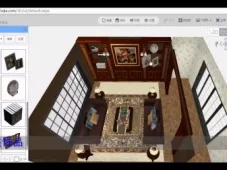 三维家3D云设计系统演示视频-民用家具