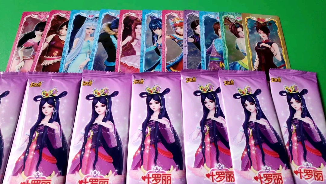 叶罗丽精灵梦卡牌开包,今天能有好运气吗,我想抽到SSR闪卡