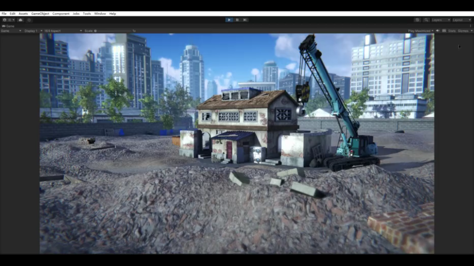 【unity3d场景】旧建筑