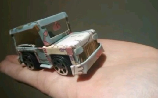 CK&PD原创 手工纸模掌上小汽车模型