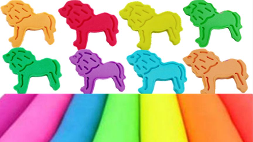 培乐多DIY彩泥橡皮泥制作 手工小动物狮子 儿童玩具!