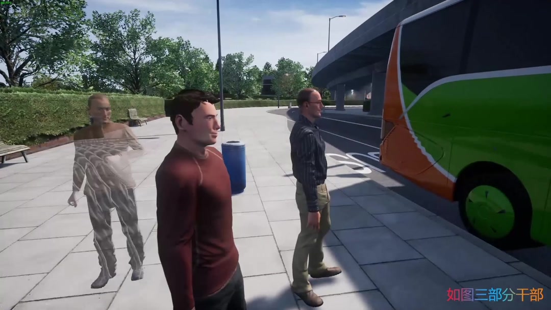 『干部来袭』长途客车模拟 #90: 大白天路灯都亮着? - S 516 HD