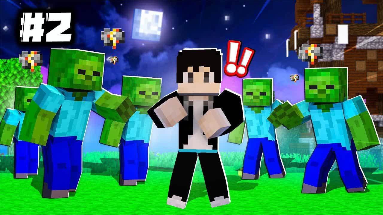 我的世界│ 第三天外出发现废弃警局,傍晚却发生意外!