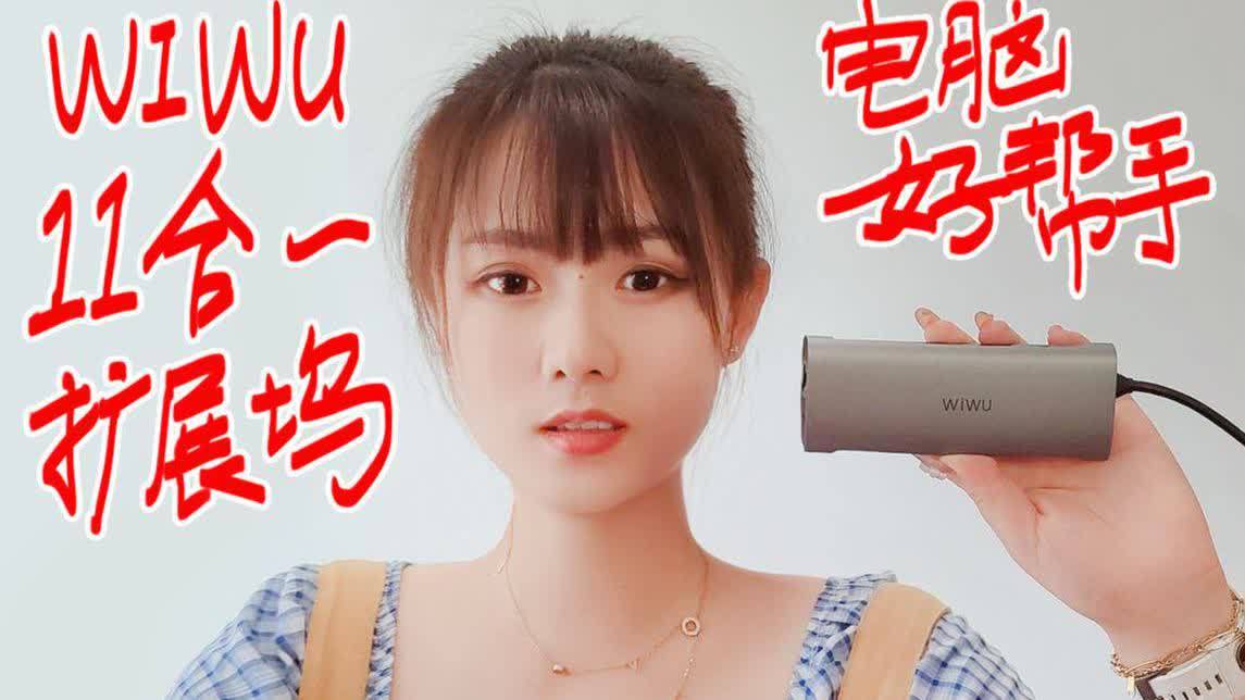 【094】11合一!WIWU扩展坞TYPE-C数据线 笔记本电脑好帮手 家用...