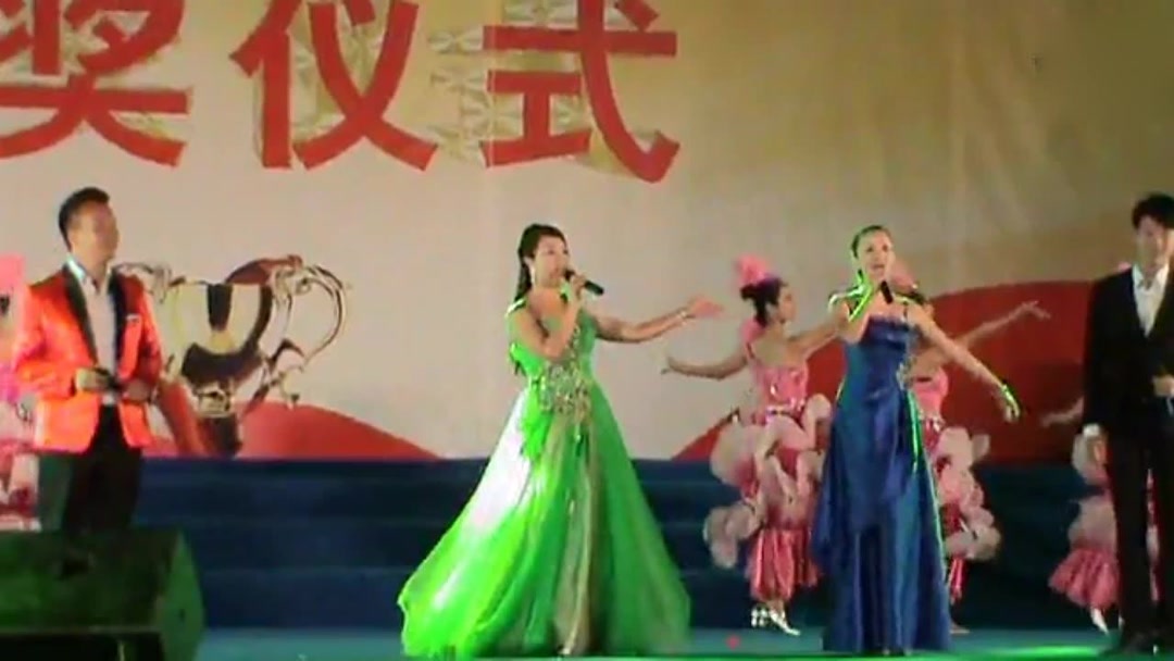 昌吉洲奇台县美食节文艺晚会歌舞【美丽画卷】