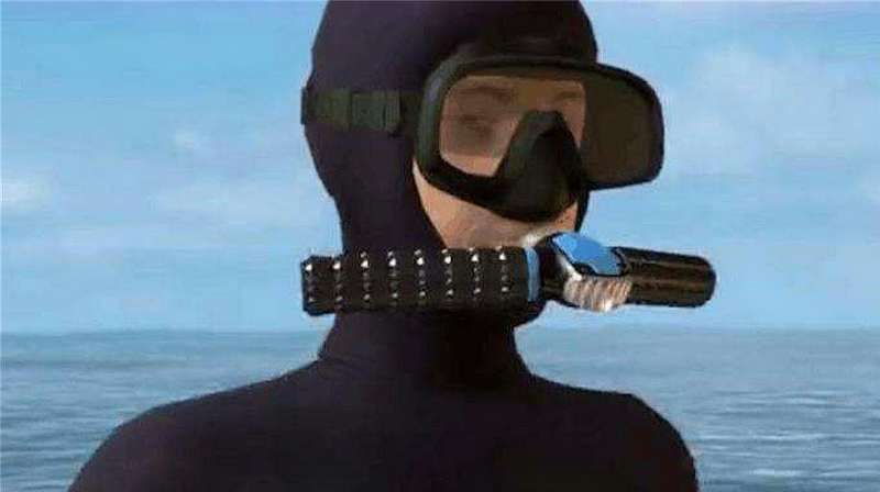 牛人发明鱼鳃呼吸器,戴上它可在水下呼吸,以后潜水不用氧气瓶了