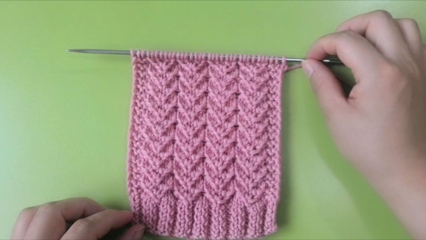 一款百花齐放的,棒针编织花样教程,织毛衣真是唯美亮丽