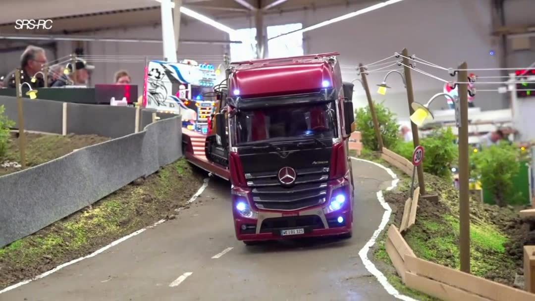 模型做的如此逼真? 遥控模型卡车 挖掘机越野车